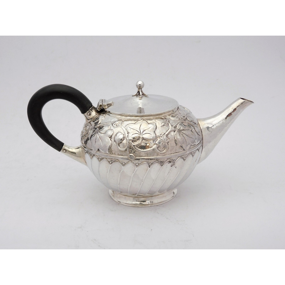 A E Jones Bachelor Silver Teapot, 1910 » Antique Silver Spoons