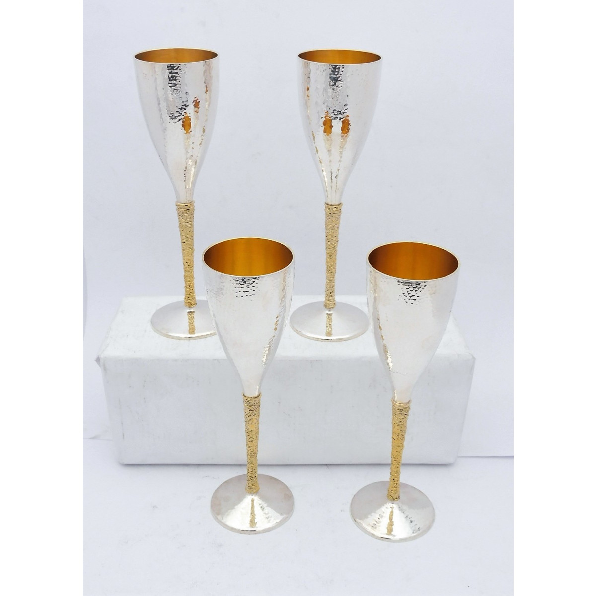 Pair of Stuart Devlin Wine Goblets, 1972 » Antique Silver Spoons