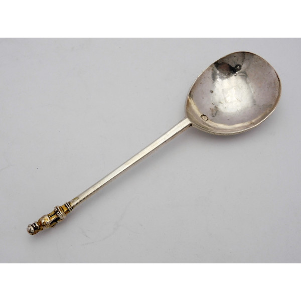 Elizabethan Lion Sejant Spoon, 1578 Patrick Brue » Antique Silver Spoons