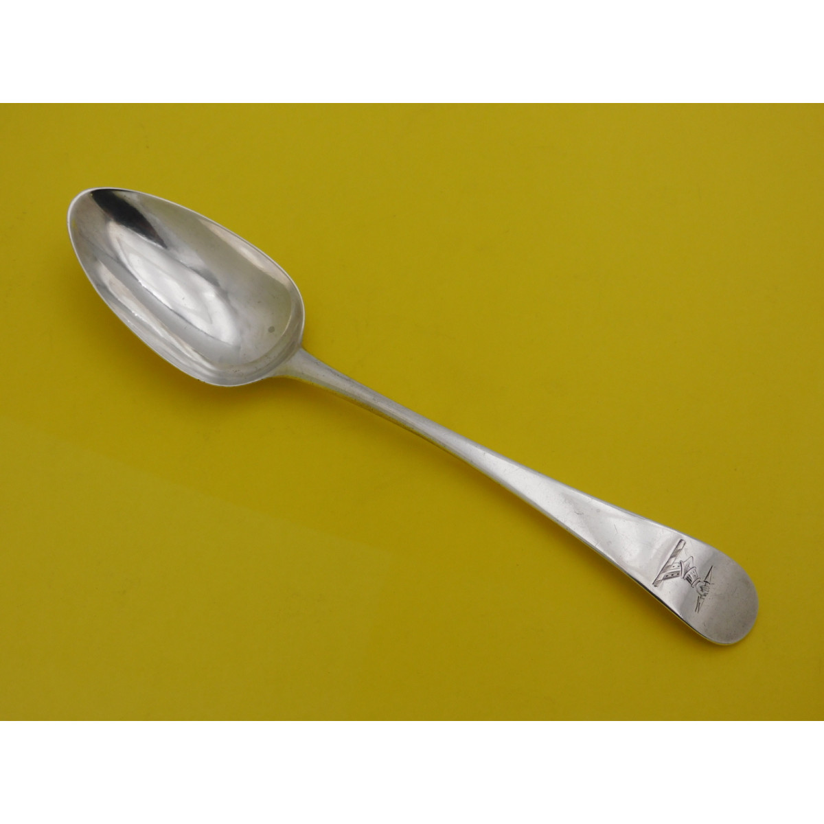 Crested Silver Table Spoon by Hester Bateman, 1788 » Antique Silver Spoons
