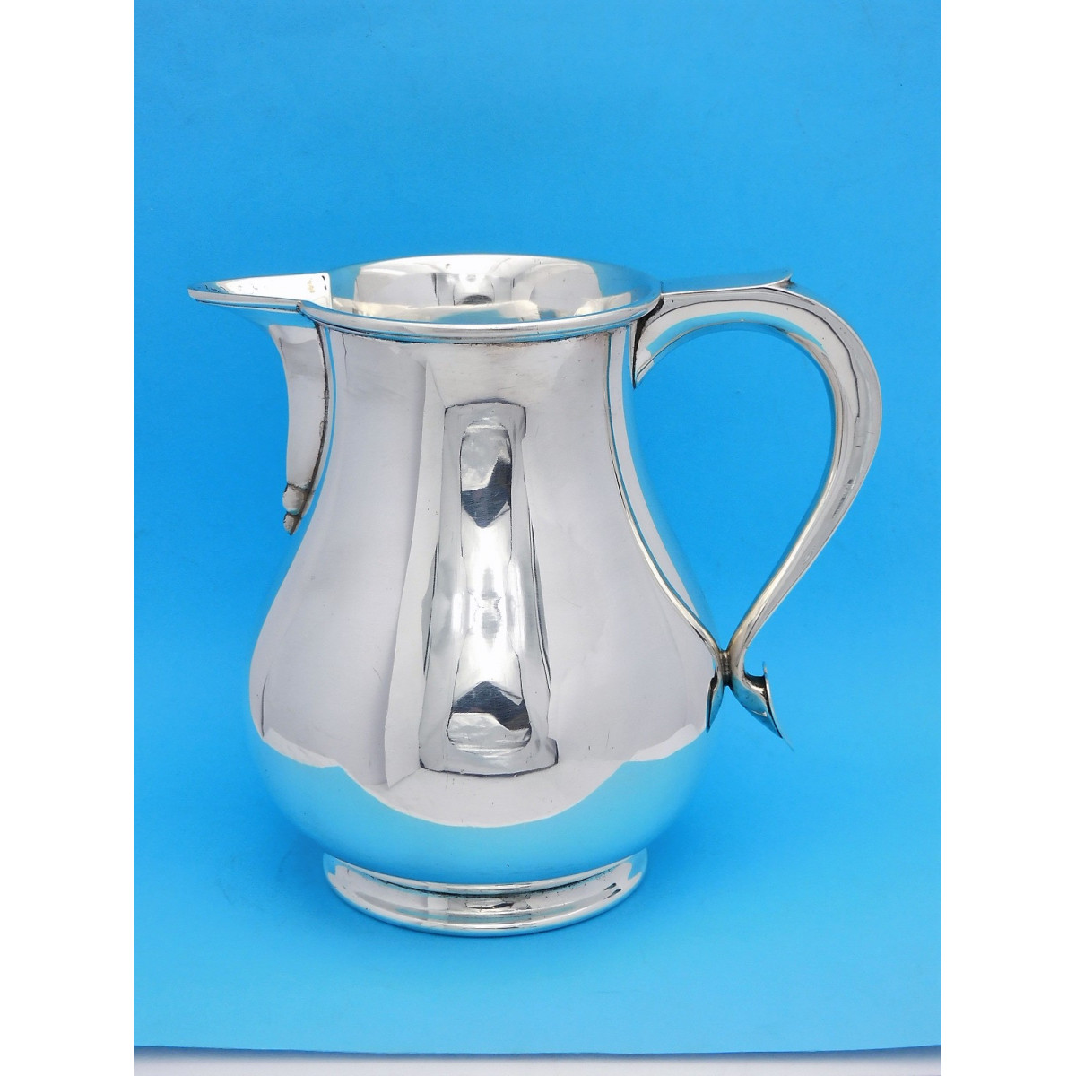 Large Georgian Style Silver Beer Jug, 1969 by Barnards » Antique Silver ...
