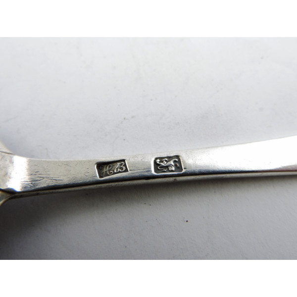 6 Hester Bateman Bright-cut Teaspoons » Antique Silver Spoons