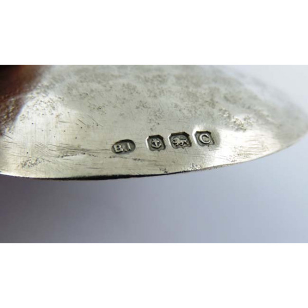 Shakespeare Caddy Spoon, Bernard Instone » Antique Silver Spoons