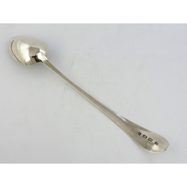 Bright-cut Star Straining Spoon, 1796 » Antique Silver Spoons