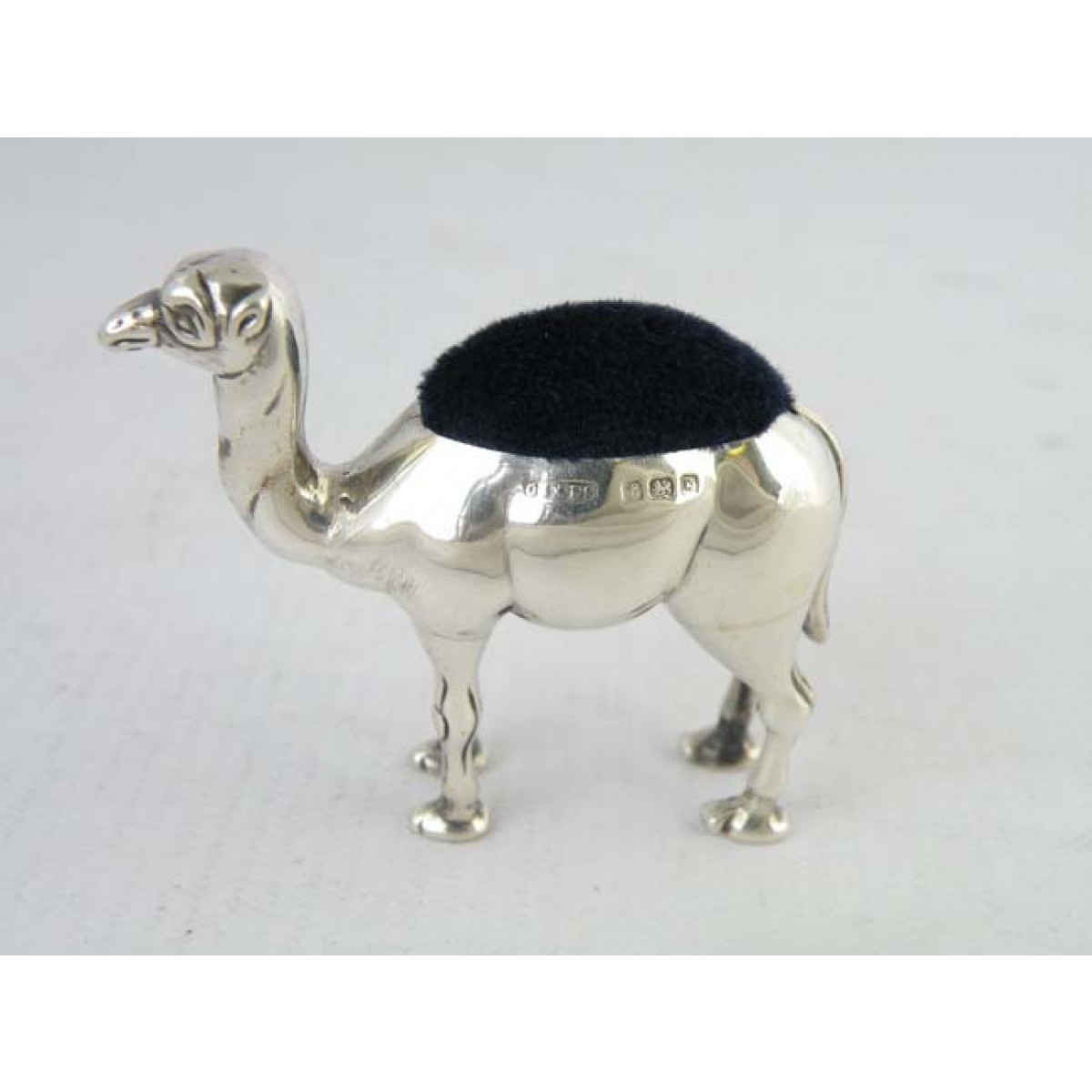 Edwardian Camel Pin Cushion » Antique Silver Spoons