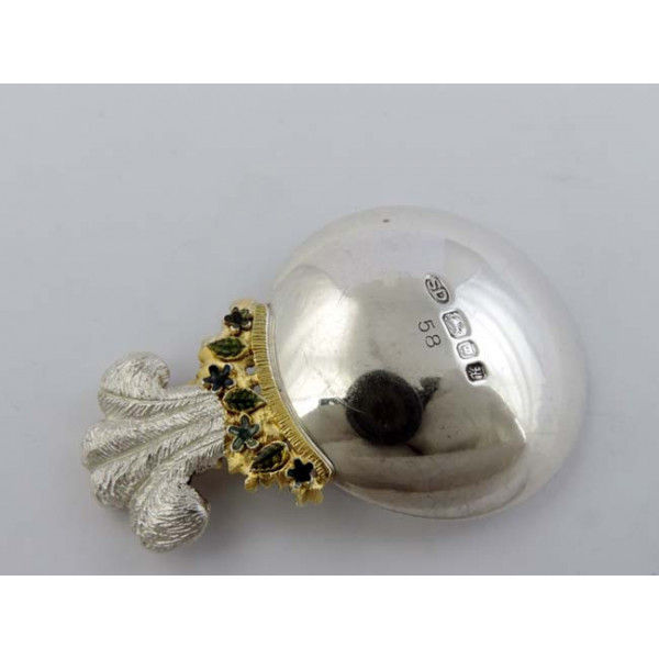 Stuart Devlin Caddy Spoon, 1982 » Antique Silver Spoons