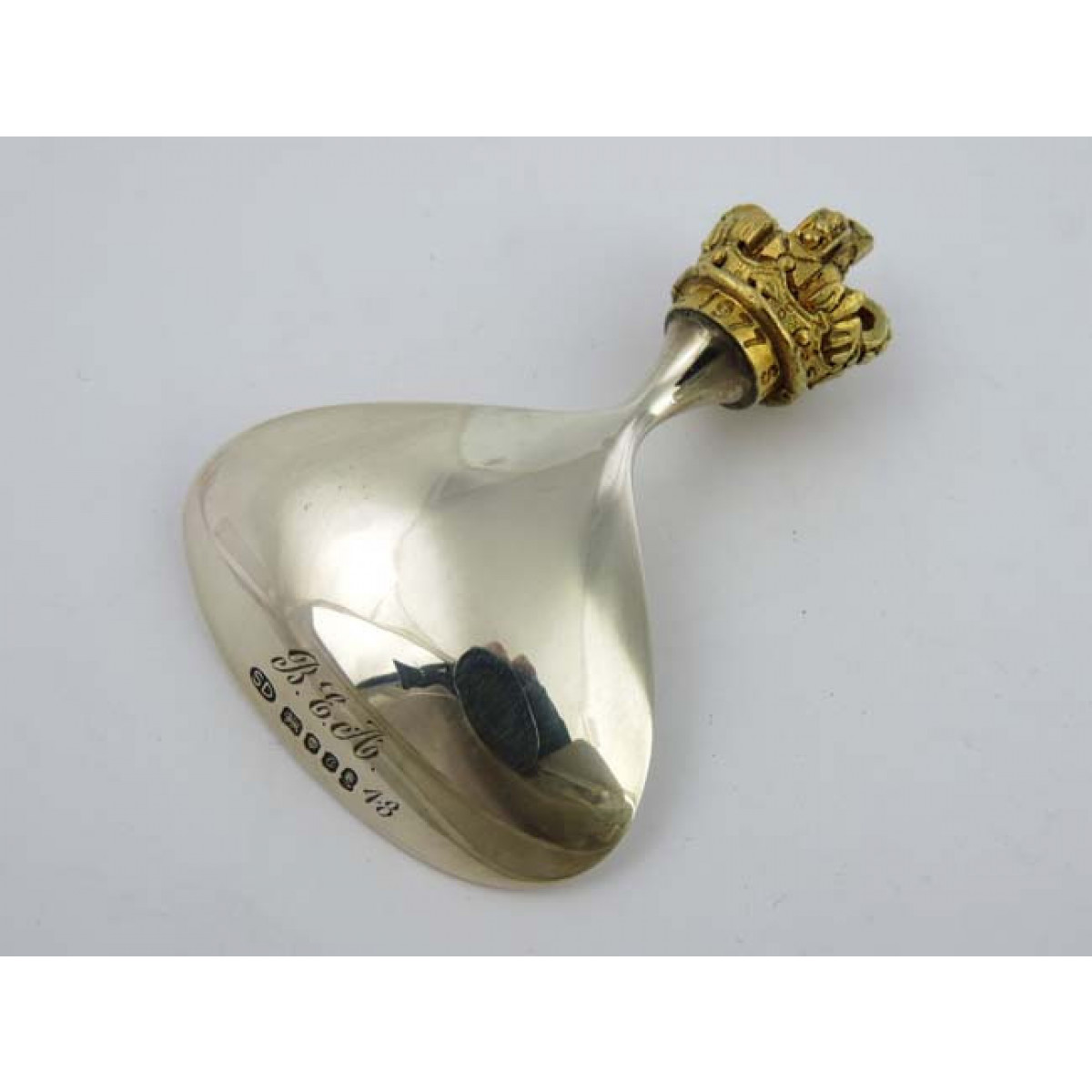 Stuart Devlin Caddy Spoon, 1977 » Antique Silver Spoons