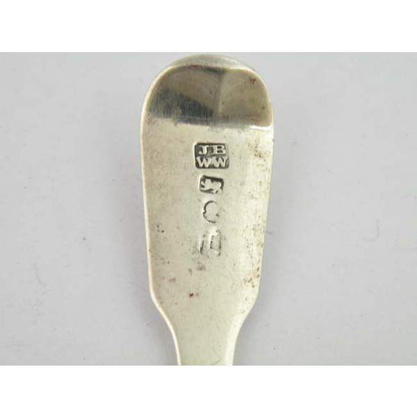 York Salt Spoon, 1814 » Antique Silver Spoons