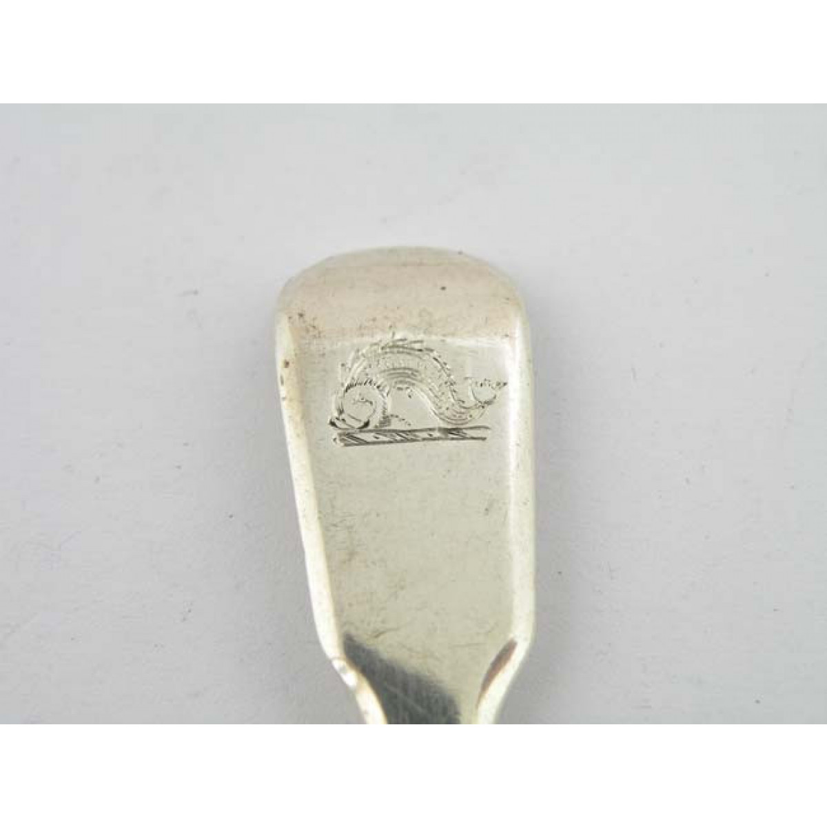 York Salt Spoon, 1814 » Antique Silver Spoons