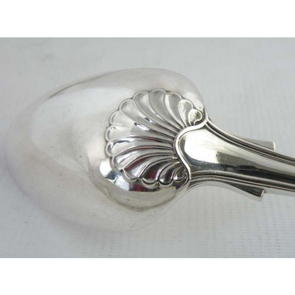Pair of King's Pattern Basting Spoons, 1825 » Antique Silver Spoons